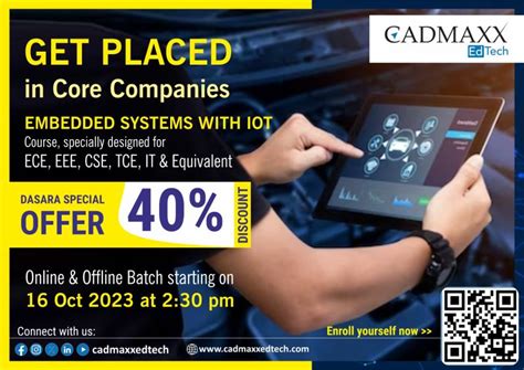 Cadmaxx Edtech Pvt Ltd On Linkedin Embeddedsystems Iot Dasaraoffer Discount Ece Eee Cse