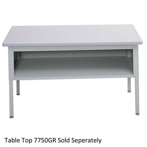 Safco Ez Sort Mailroom Furniture Base Table With Shelf 7749