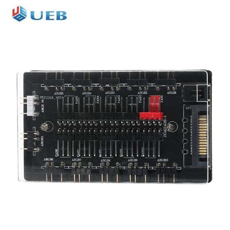 In Splitter Hub โวลต PIN ARGB พดลมแมเหลกตวควบคม โวลต PIN PWM ทมการควบคมระยะไกล