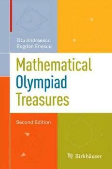 Mathematical Olympiad Treasures PDF