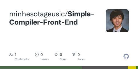 Github Minhesotageusicsimple Compiler Front End