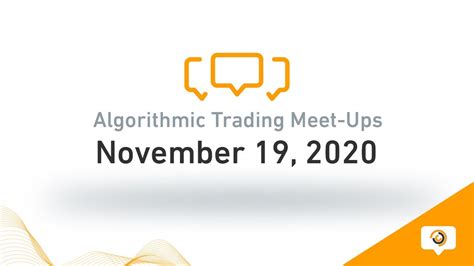 quantconnect open algorithmic trading meet up 3 youtube