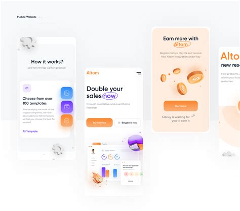 Altom Website Ui Ux Behance