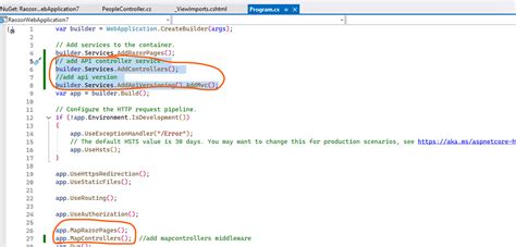 c razor page error namespace razor already contains a definition