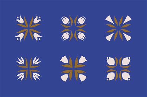 튤립 벡터 로고 마크 템플릿 또는 아이콘 우아한 꽃 엠블럼 또는 장식용 꽃이있는 배지 세트 0명에 대한 스톡 벡터 아트 및 기타 이미지 Istock