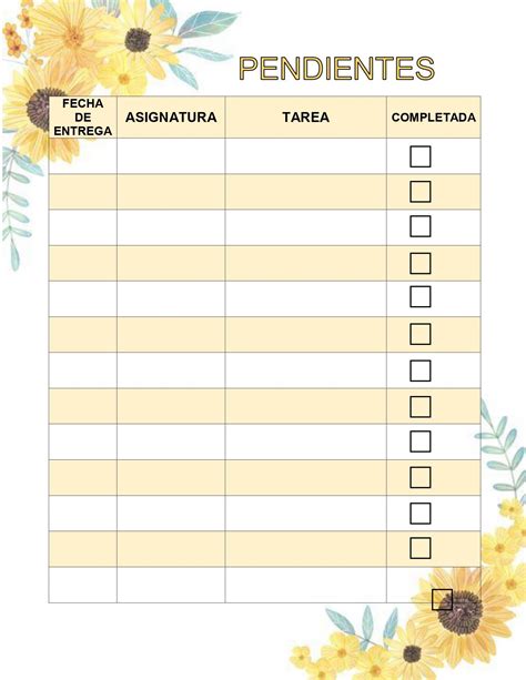 Lista De Tareas Aesthetic
