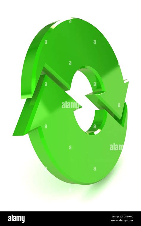 Green Process Arrow Stock Photo Alamy