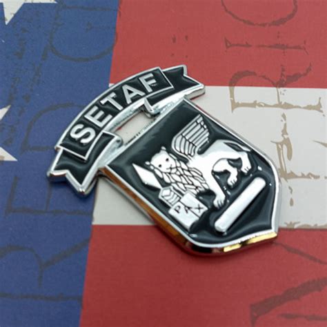 Southern European Task Force Airborne Setaf Army Badge Car Emblem