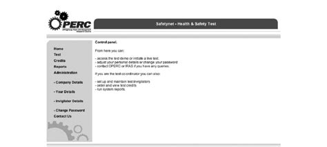 Control Panel Menu For A Test Coordinator Download Scientific Diagram