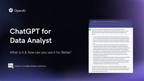 what is chatgpt and how can you use it better as a data analyst by