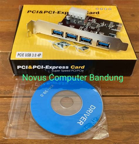 Jual Pci Express Usb 3 0 4 Port Card Pcie Pci E Express Usb 3 0 4 Port Di Seller Kingyo