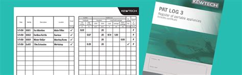 A5 PAT TESTING LOG BOOK PATLOG3 Thames Electrical Supplies