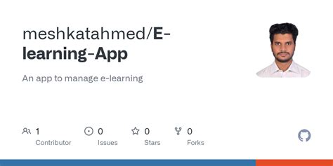 Github Meshkatahmed E Learning App An App To Manage E Learning