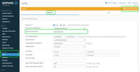 Sophos XG And SG UTM SSL Site To Site VPN Compatibility