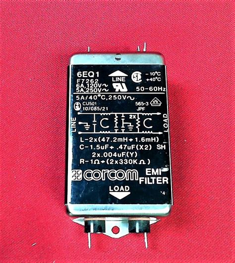 6eq1 Corcom Emi Filter Alltest Instruments