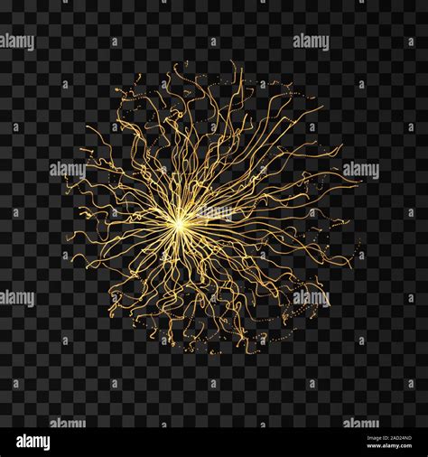 3d Abstract Sphere Array With Dynamic Particles Modern Science And Technology Element Vector