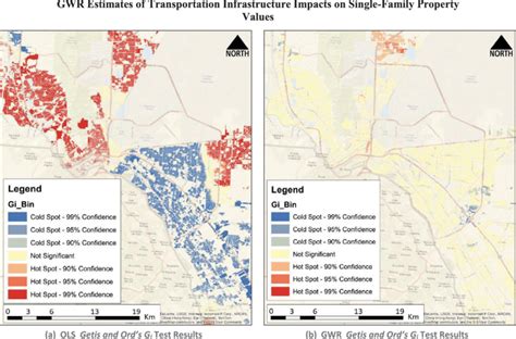 Total Value Model Spatial Autocorrelation Test Results A Ols Getis
