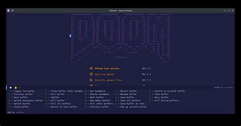 Doom Emacs Show Whole Help In One Screen Album On Imgur