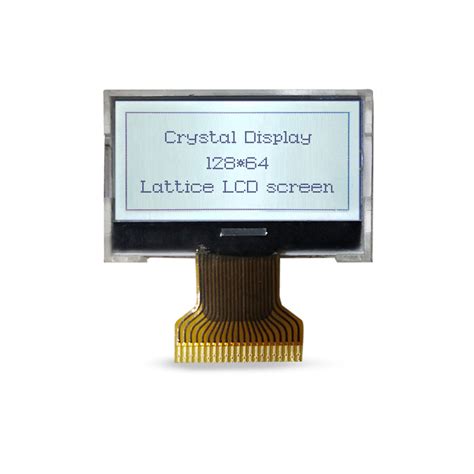 Cog Fpc 12864 Driver Ic St7567 Fstn Lcd Graphic Display 128x64 Dots