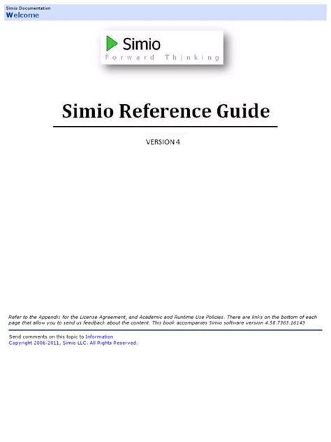 Simio Reference Guide Download Free Pdf Object Computer Science