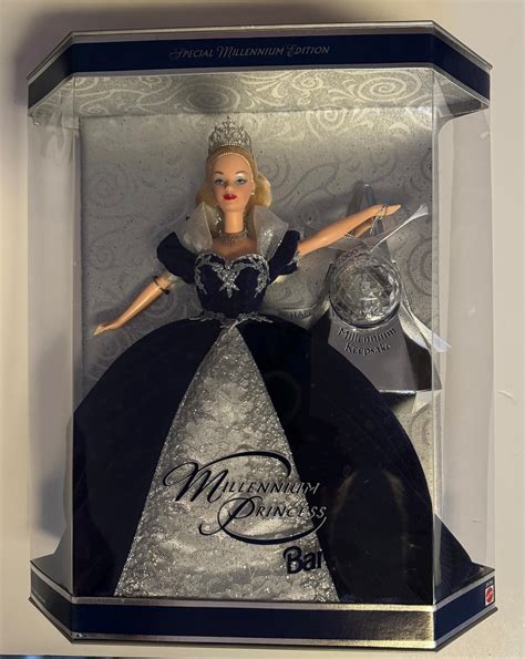 New Rare Special Millineum Edition 2000 Barbie Doll Princess W Ornament