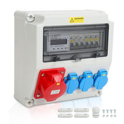 Cuadro Eléctrico Caja De Obra Mural Monofásica Schuko Cee 1x32a