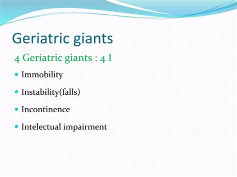 Common Geriatric Problems And Their Management Pptx