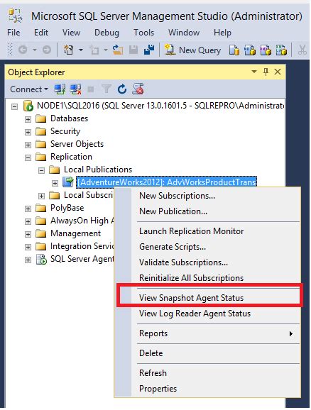 Tutorial Configure Transactional Replication Sql Server Microsoft Learn