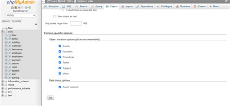 Mysql Export Schema How To Export Schema In Mysql With Example