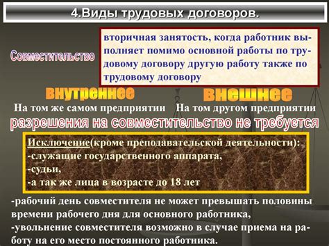 Трудовой договор презентация онлайн