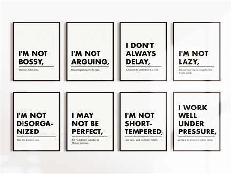 Funny Office Decor Set Of 8 Printables Office Wall Art Funny Etsy Uk