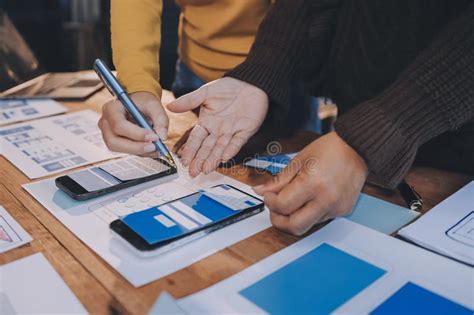 Ux Ui And Programming Development Technology Stock Image Image Of