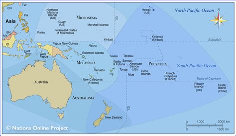 Oceania Map
