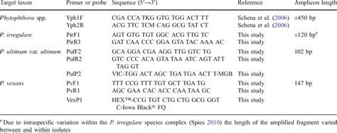 primers and probes used for the quantitative real time pcr qpcr