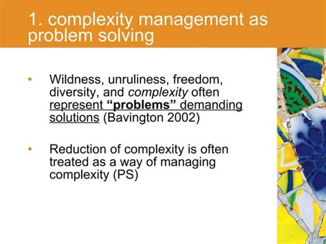 Modularity And Complexity Management Ppt