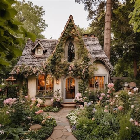 Magical English Cottage Garden Cottage Vibe House Exterior Small Fairytale Cottage Fairy