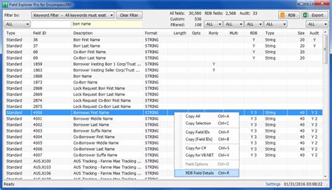 EncompDEV Field Explorer For Ellie Mae Encompass EncompDEV Field Explorer For Ellie Mae Encompass