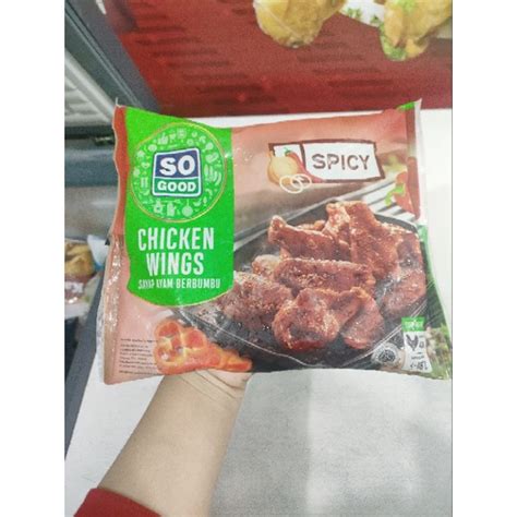 Jual So Good Chicken Wings 400 Grm Shopee Indonesia