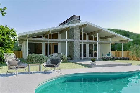Mid Century Modern Ranch House Plans Mcm Ranch House Plans Modern
