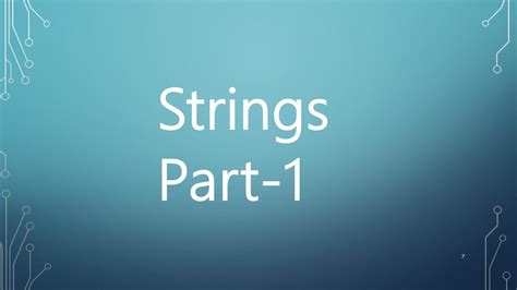9 Strings Part 1 In Python Arabic Youtube