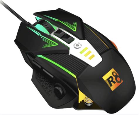 Reegee Rgb Game Mouse 7200 Dpi 6 Buttons 5 Backlit Modes Support
