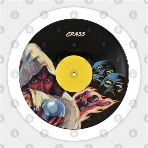 Crass Vynil Pulp Crass Sticker Teepublic