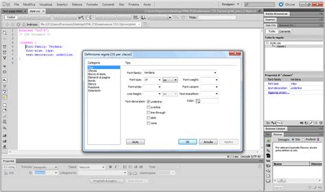 Creare E Modificare Fogli Di Stile O CSS HTML It