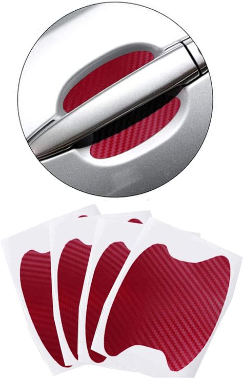 Car Door Handle Scratch Protector 4 Pack Car Door Handle Protective Films Universal Fit Door
