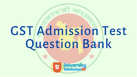 Gst Admission Test Question 2023 All Unit With Solution