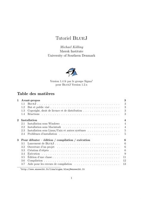 Pdf Tutoriel Bluej Persoesieefrpersoesieefr~bureaudunites