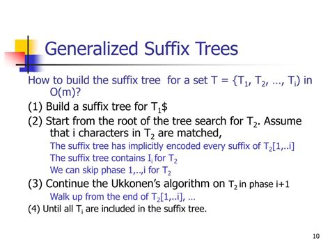 ppt applications of suffix trees powerpoint presentation free download id 526638