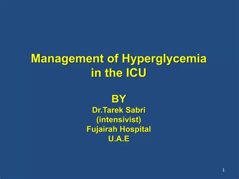 Insulin In Icu 2 Pptx
