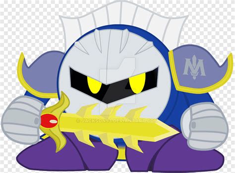 메타 나이트 커비 배틀 로얄 킹 데데 커비 척골가있는 비디오 게임 Png Pngegg