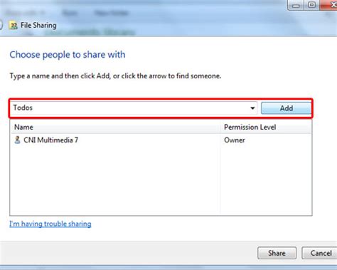 How To Share A Folder In Windows 7